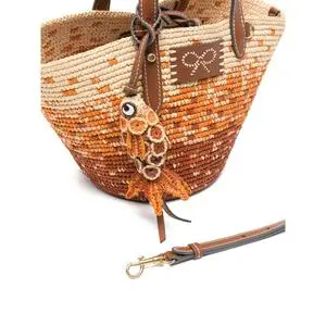 ANYA HINDMARCH Woven Raffia Tote Bag
