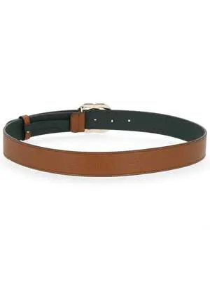 Gucci Leather Gg Marmont Belt - Brown