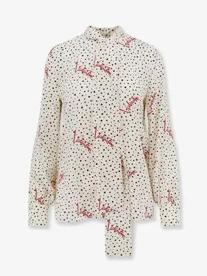 Valentino Garavani Bollicine Plusdepois Crepe De Chine Shirt - Multicolor