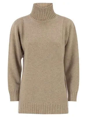 MAX MARA MAX MARA Oversized Cashmere Turtleneck Jumper