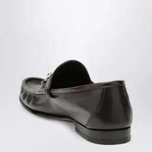 Gucci Lugano Horsebit Leather Loafer In Cocoa