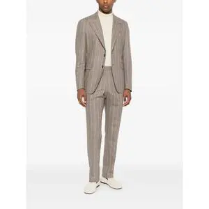 Tagliatore Neutrals Suits Single Breasted Suits