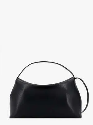 TOTEME T-lock Leather Crossbody Bag - Black