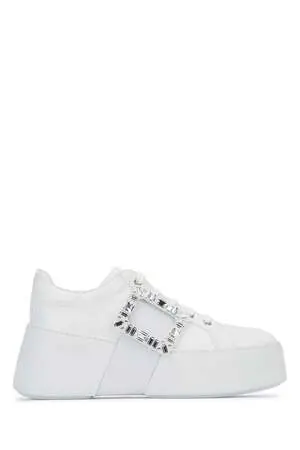 ROGER VIVIER Viv Skate High Strass Sneakers - Multicolor