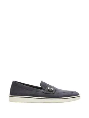 FERRAGAMO Leather Loafers - Multicolor