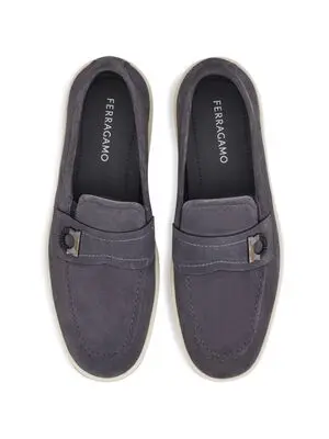 FERRAGAMO Suede Leather Loafers