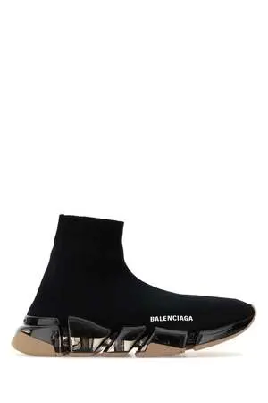 Balenciaga Stretch Fabric Speed 2.0 Sneakers - Black