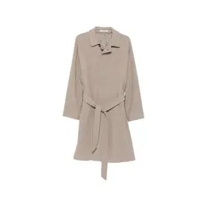 Tagliatore Neutrals Coats Single Breasted Coats - Cream