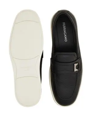 FERRAGAMO Leather Loafers - Multicolor