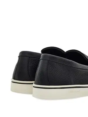FERRAGAMO Leather Loafers - Multicolor