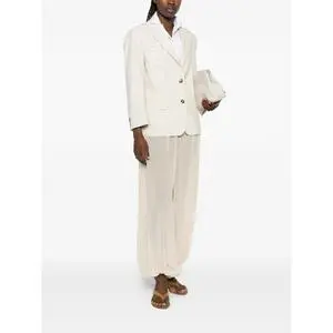 Dries Van Noten Neutrals Jackets Blazers