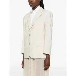 Dries Van Noten Neutrals Jackets Blazers