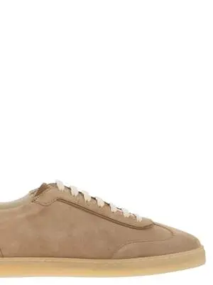 Brunello Cucinelli Suede Trainers - Cream