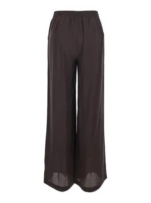 P.a.r.o.s.h Silk Drawstring Waist Pants - Multicolor