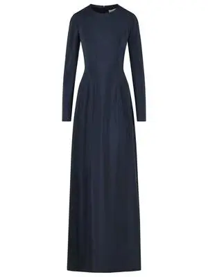 MAISON MARGIELA Cupro Maxi Dress - Blue