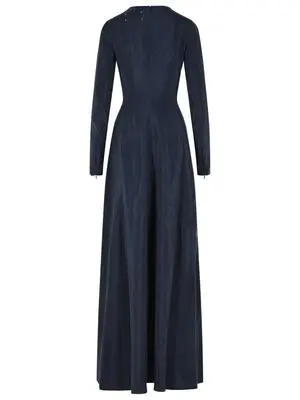 MAISON MARGIELA Cupro Maxi Dress - Blue