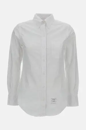Thom Browne Classic Collar Shirt In Oxford - Multicolor