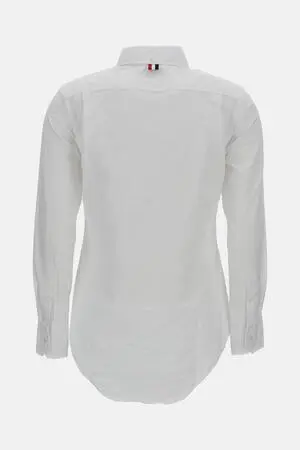 Thom Browne Classic Collar Shirt In Oxford - Multicolor
