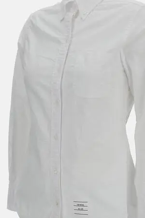 Thom Browne Classic Collar Shirt In Oxford - Multicolor