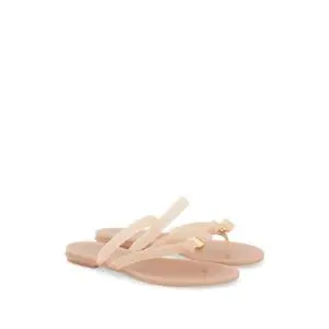FERRAGAMO Rubber Thong Sandals - Pink