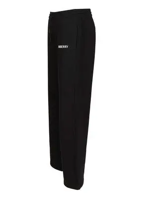 Burberry Cotton Track Trousers - Black
