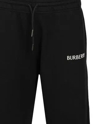 Burberry Cotton Track Trousers - Black