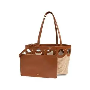 FERRAGAMO Extra-large Woven Tote - Brown