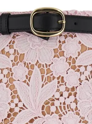 SELF-PORTRAIT Pink Lace Dress - Multicolor