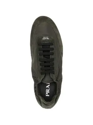 Prada Collapse Re-nylon And Suede Sneakers - Multicolor
