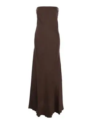 FORTE_FORTE FORTE FORTE Viscose Blend Column Dress