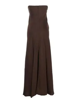 FORTE_FORTE Viscose Blend Column Dress - Multicolor