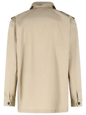 FAY Cotton Poplin Field Jacket - Cream