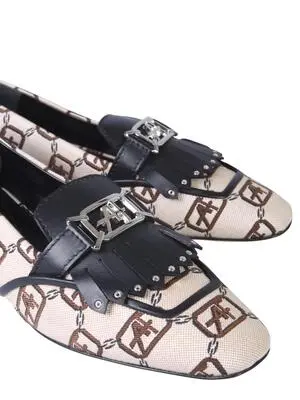 Alberta Ferretti Logo Moccasin
