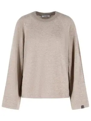 Max Mara Aere Cashmere And Virgin Wool Sweatshirt - Cream