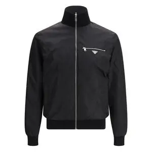 Prada Jackets Bomber Jackets - Black