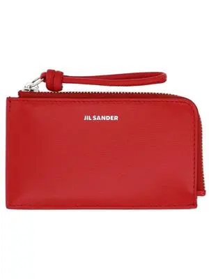 JIL SANDER Coin Purse Giro - Red