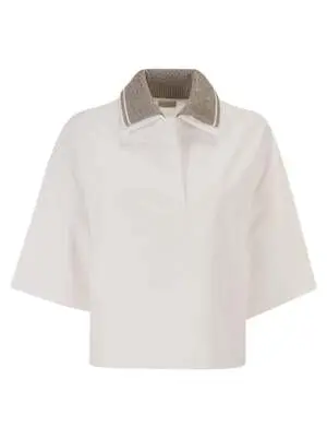 Brunello Cucinelli V Neck Shirts For Women