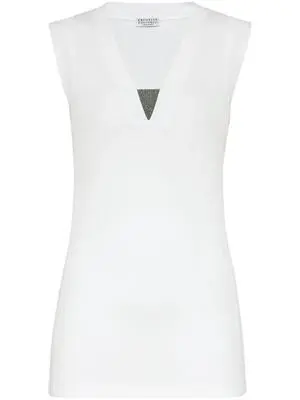 Brunello Cucinelli Layered Camis Tanks For Women