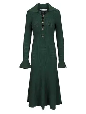 SELF-PORTRAIT Knitted Midi Dress