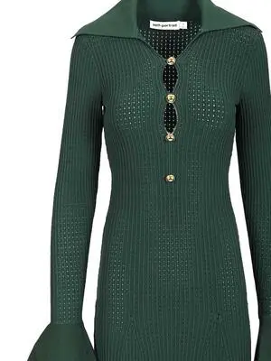 SELF-PORTRAIT Knitted Midi Dress