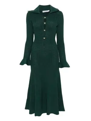 SELF-PORTRAIT Knitted Midi Dress