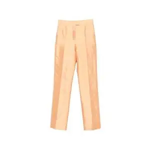 Valentino Garavani Tailored Silk Trousers - Orange