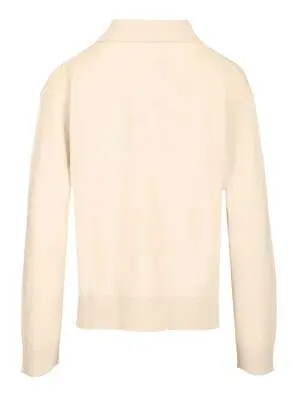 Max Mara Frisia Wool Polo Shirt - Cream