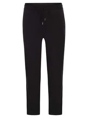 Brunello Cucinelli Techno Cotton Fleece Trousers - Black
