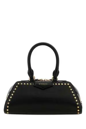 Givenchy Leather Mini Antigona East-west Handbag - Black