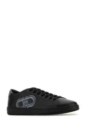 FERRAGAMO Leather Brandy 1 Sneakers