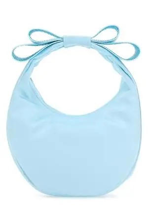 Mach & Mach Mach&mach Pastel Light- Satin Small Cadeau Handbag - Blue
