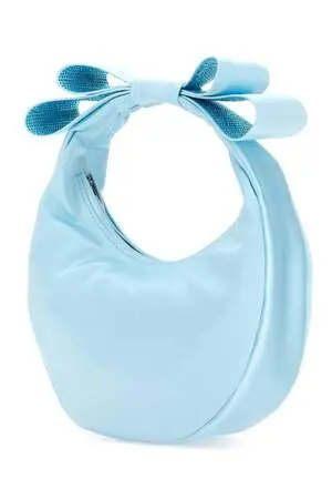 Mach & Mach Satin Small Cadeau Handbag - Blue