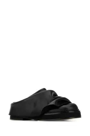 Attico Leather Mini Robin Slippers