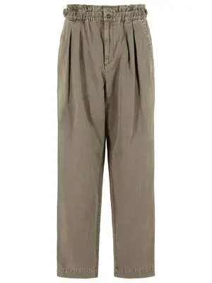 Isabel Marant Étoile Neriah' Cotton And Linen Pants - Brown
